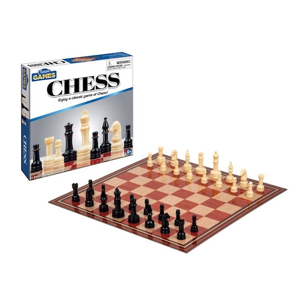 Playmaker Toys Playmaker Toys Classic Games Chess Black/Cream 11112 | Zoro Playmaker Toys Playmaker Toys Classic Games Chess Black/Cream 11112 | Zoro